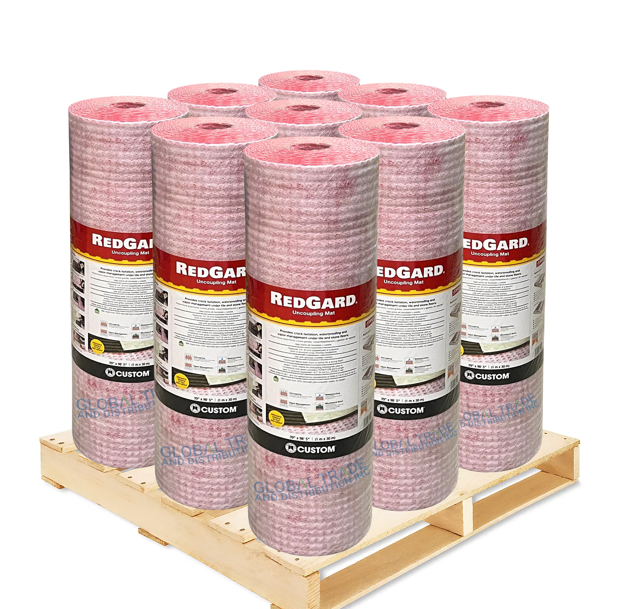 RedGard Waterproof Uncoupling Membrane Underlayment 323 Sq Ft (9 Roll ...