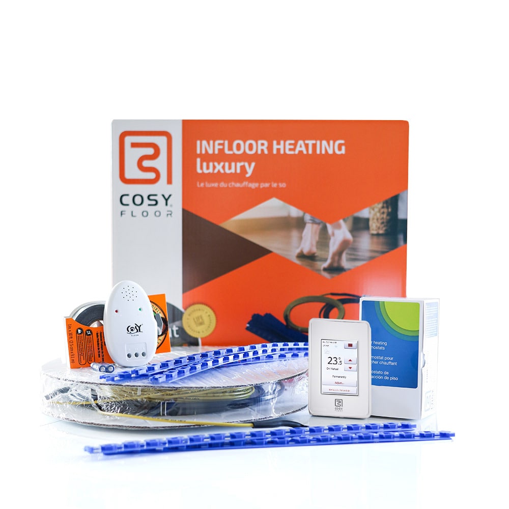 CosyFloor Electric Radiant Floor Heating Kit 220V 140 Sq Ft Used ...
