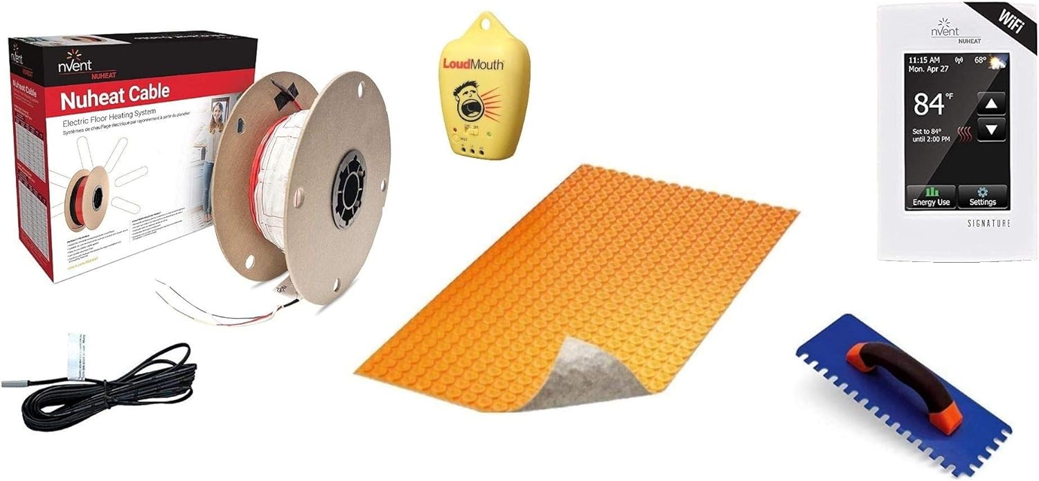 Nuheat nVent Signature Radiant Floor Heating Kit with DUO Membrane ...