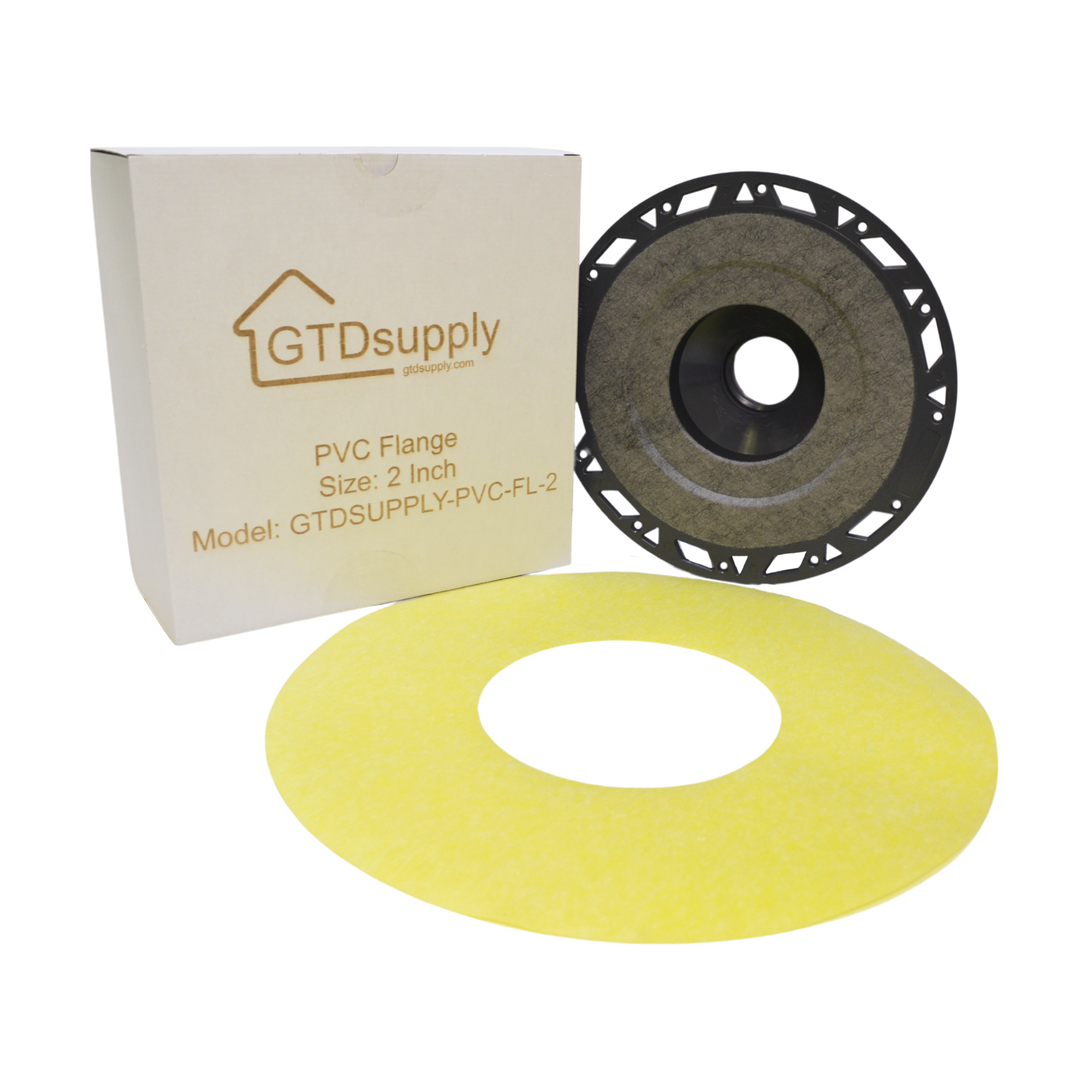 GTDsupply 2-Inch PVC Shower Drain Flange with Ring Assembly - Global ...