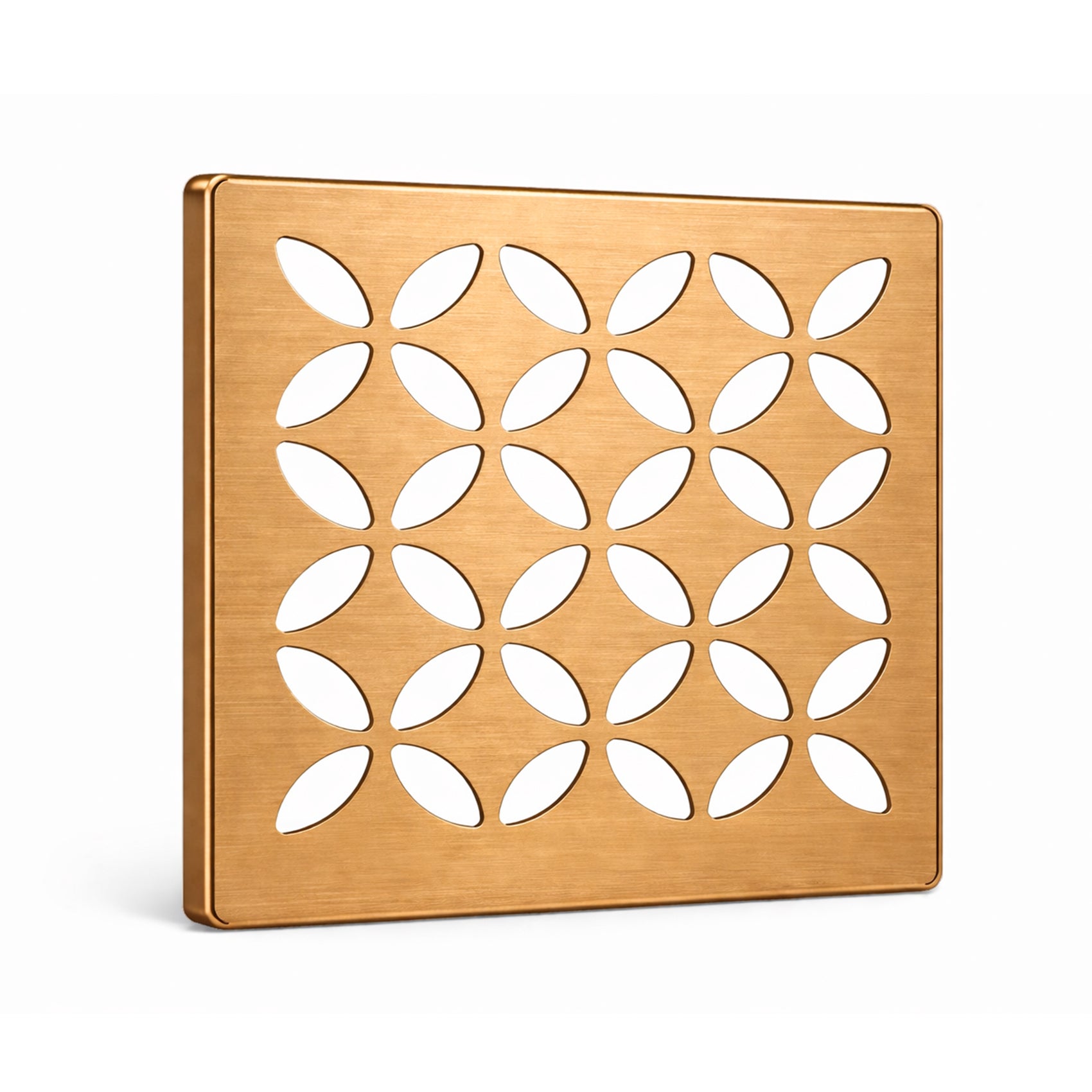 Schluter Kerdi 4 Inch Square Grate Assembly with Bonding Flange ...