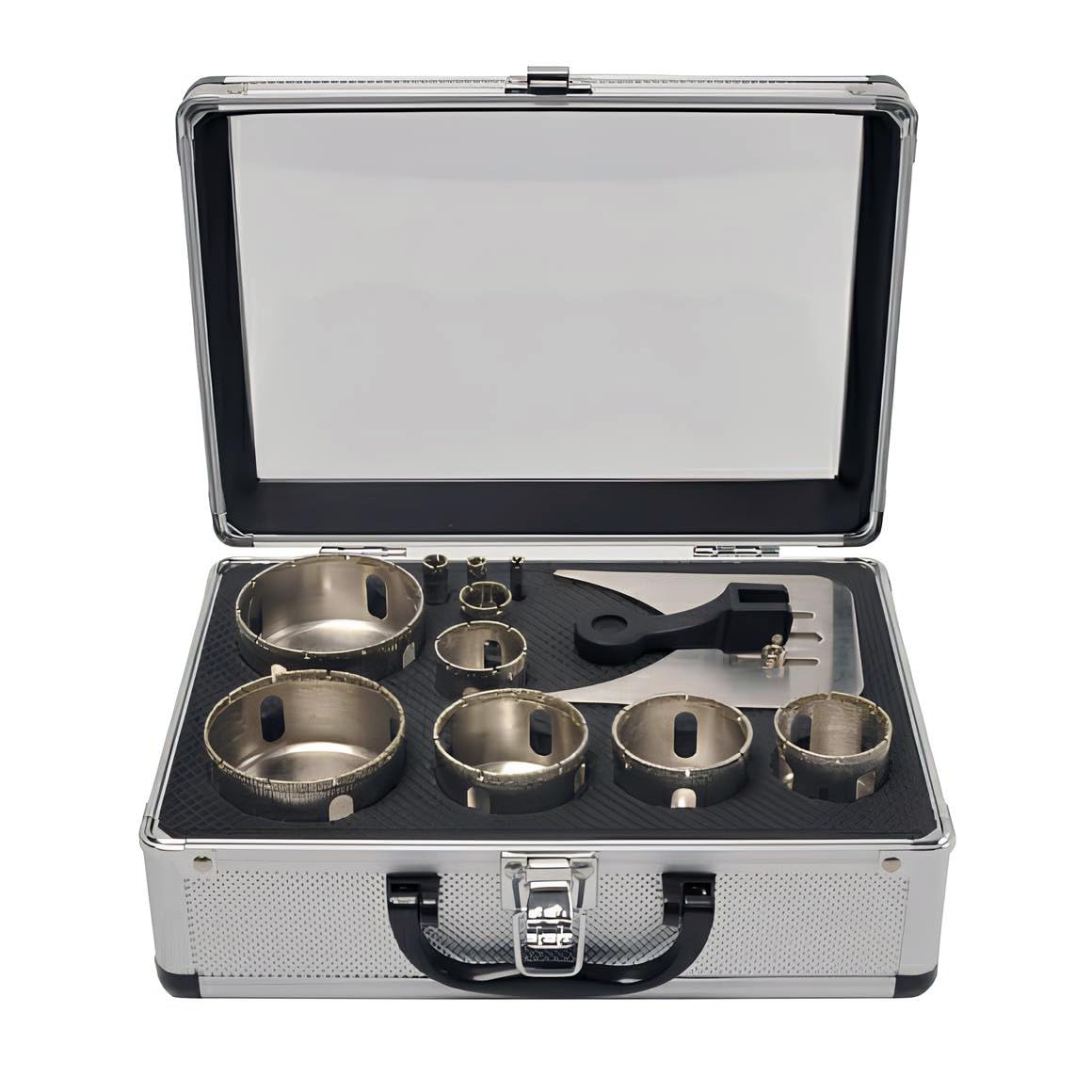 DTA Diamond Hole Saw Kit, Heavy Duty Electroplated Diamond Bits - 11 ...