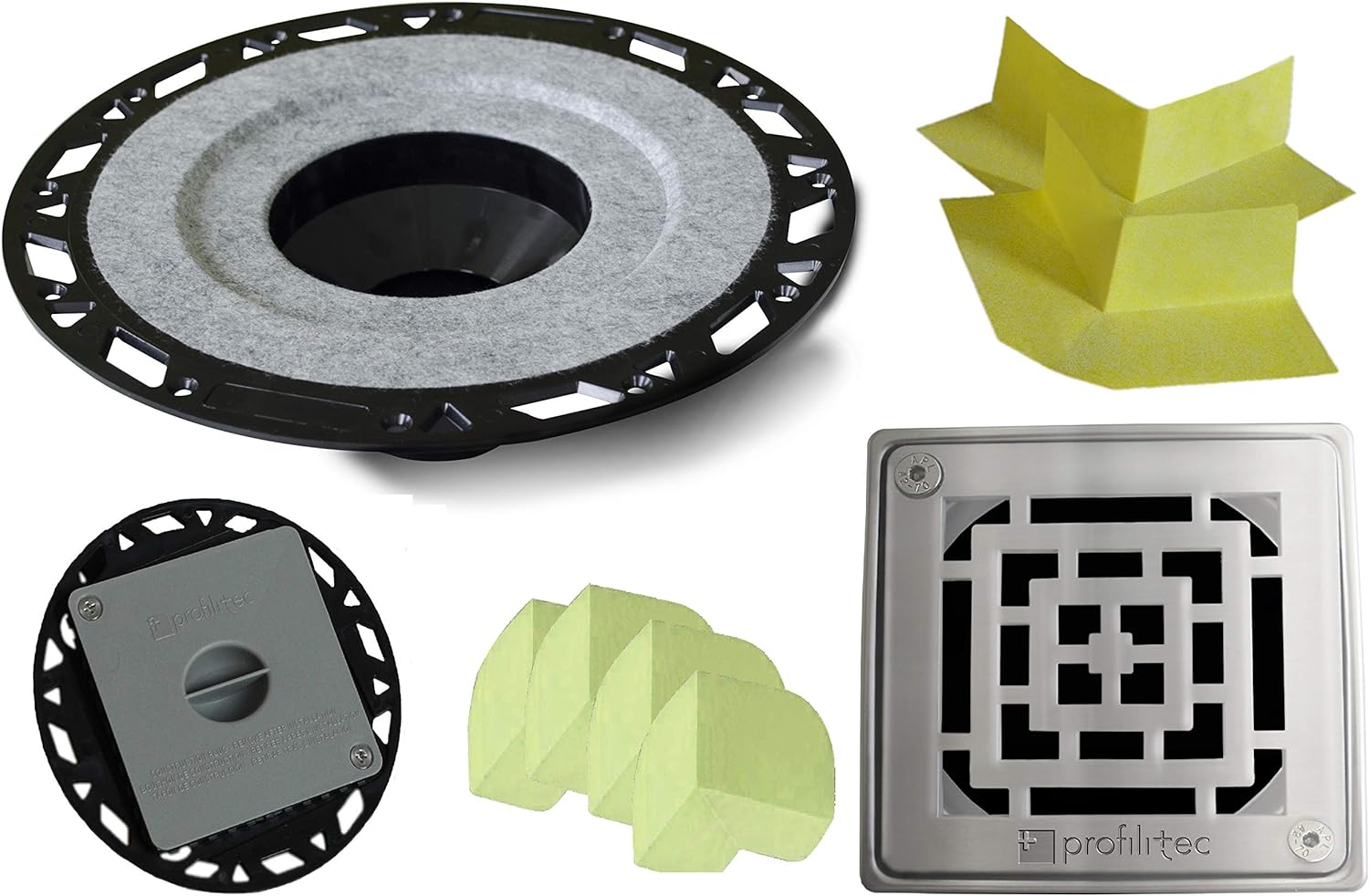 Profilitec Showertec Drain Grate Assembly Kit with 2" Flange - Global ...